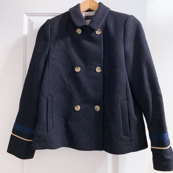 Zara | Jackets & Coats | Zara Black Coat | Poshmark